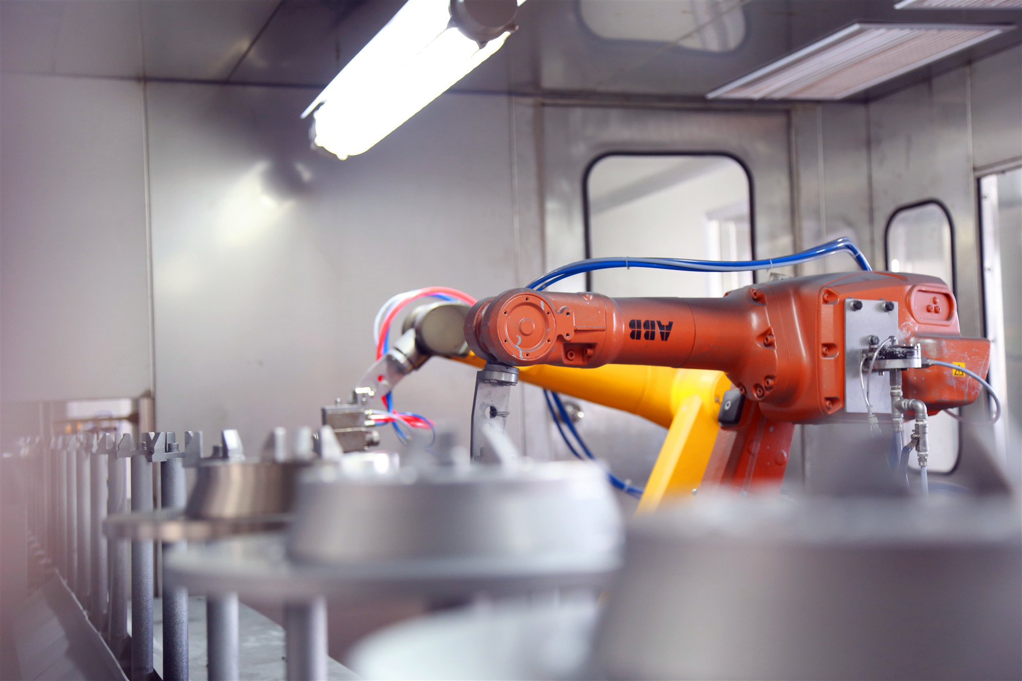 Electric Control Dip Coating System Automobile Brake Disc Induction ...