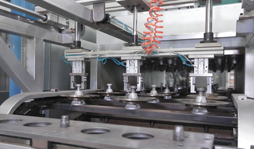 Brake Disc Spraying Coating And Heating Line High Efficient Intelligent ...